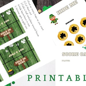 Leprechaun Trap Printable Game for St. Patricks Day - Etsy