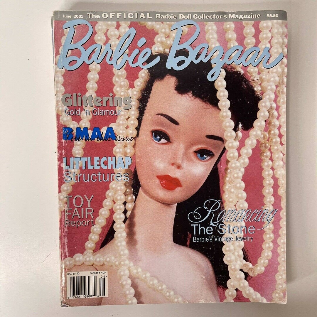 Barbie Bazaar Magazine June 2001 Vintage Barbie Collector Gifts ...