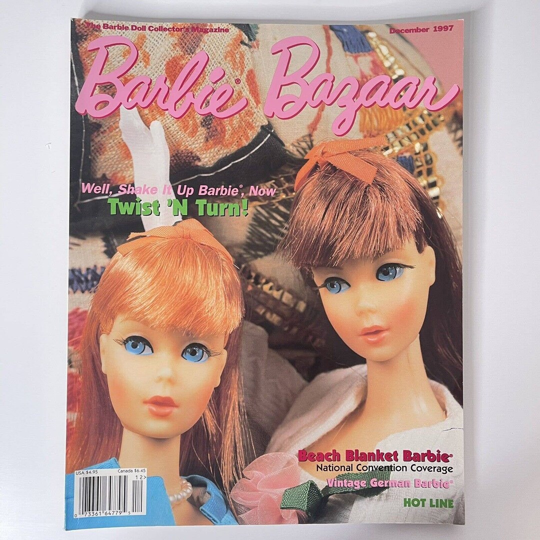 Barbie Bazaar Magazine December 1997 Vintage Barbie Collector Gifts ...