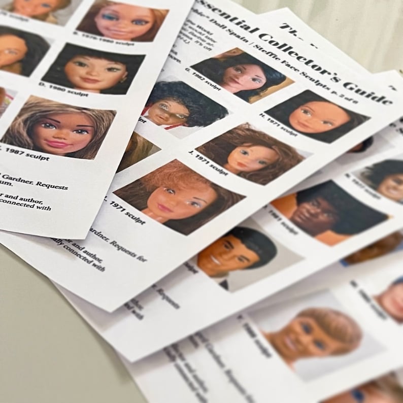 80s Barbie Doll Sculpts Guide Collectors Guide 1980s Barbie List Face ...