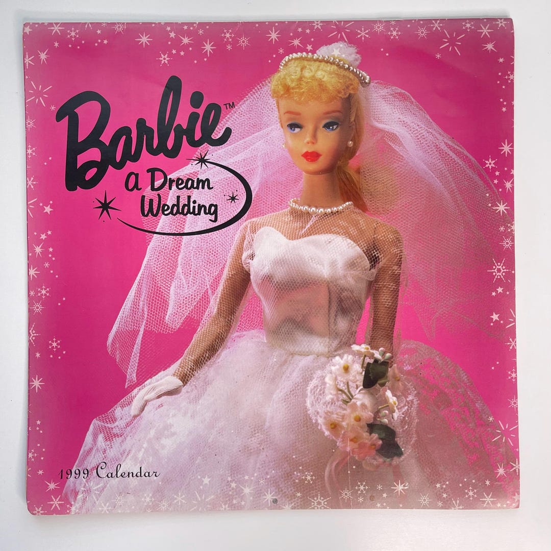 1999 Vintage Barbie Calendar Barbie Vintage Barbie Clothing 60s - Etsy