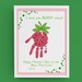 I Love You Berry Much / Handprint Art / Mother's Day Gift - Etsy