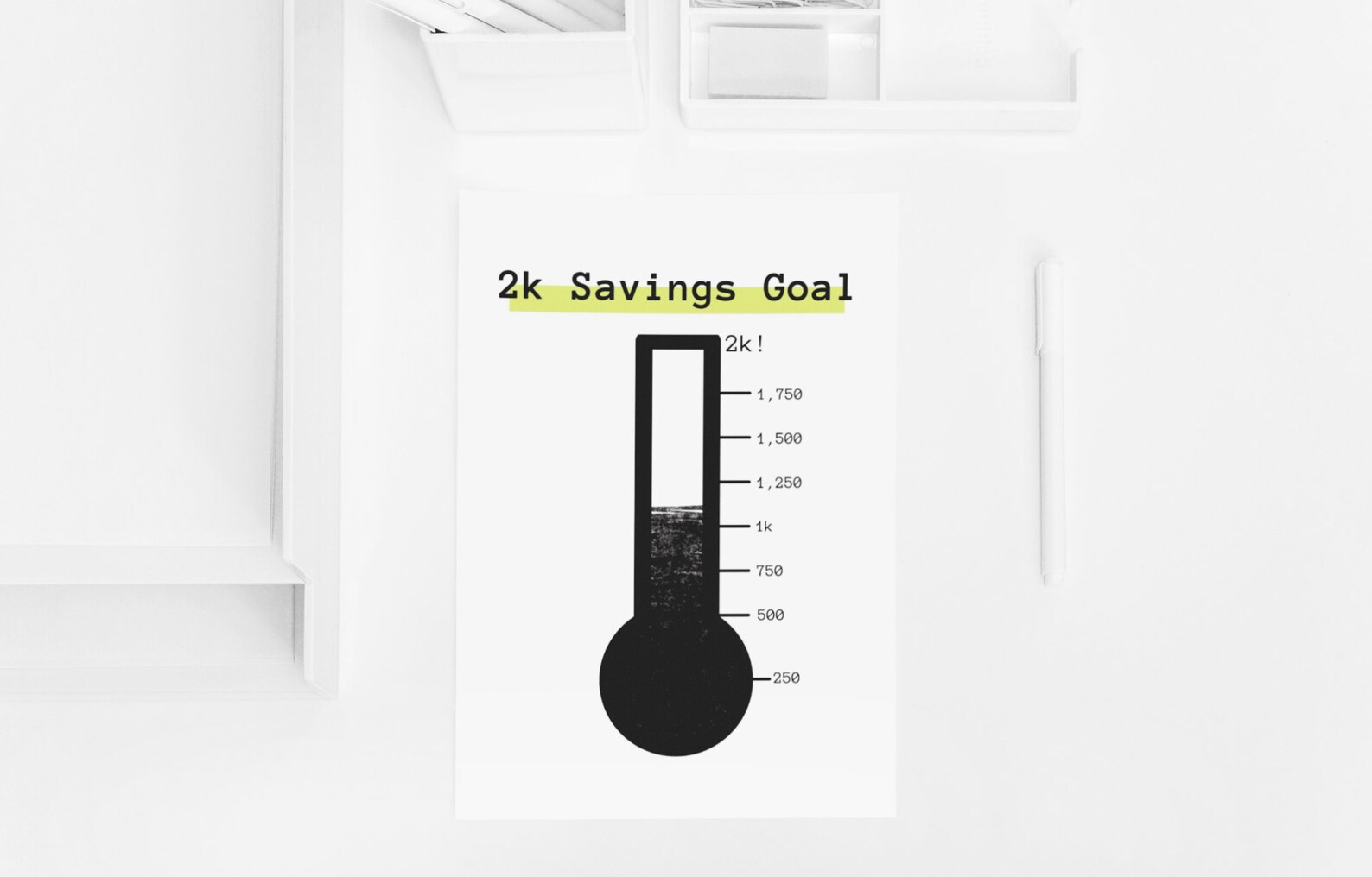 2k Savings Challenge 52 Week Challenge Instant Digital | Etsy