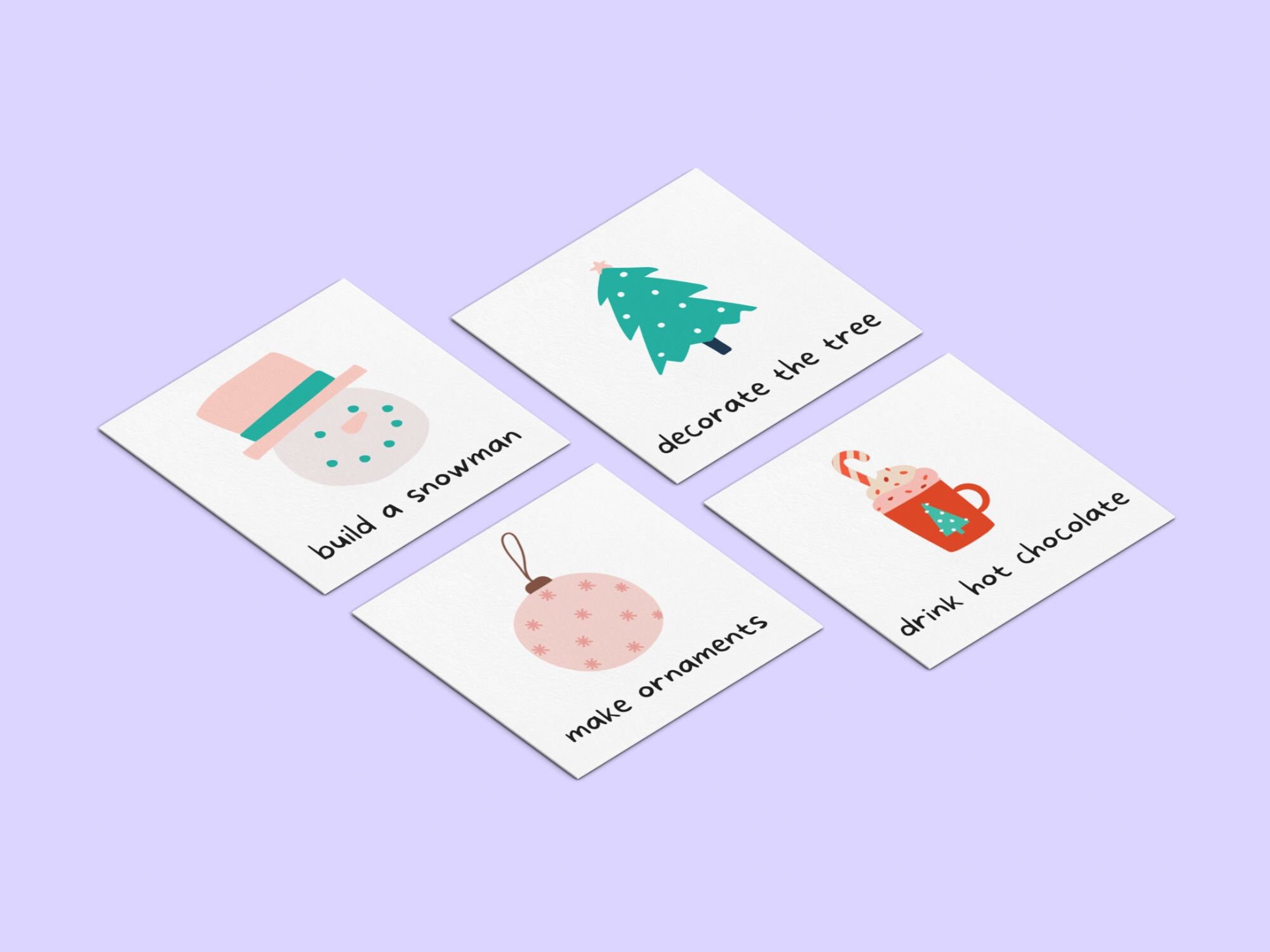 Christmas Advent Activity Cards: DIY Countdown (printable Digital ...