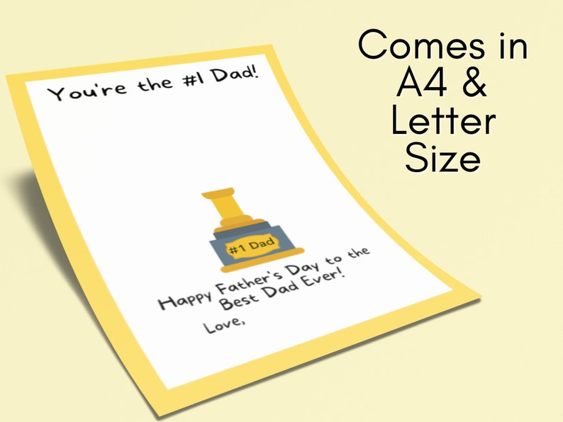 Number One Dad / Handprint Art / Father's Day Gift / Baby - Etsy