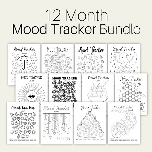 Weekly Mood Tracker - Etsy