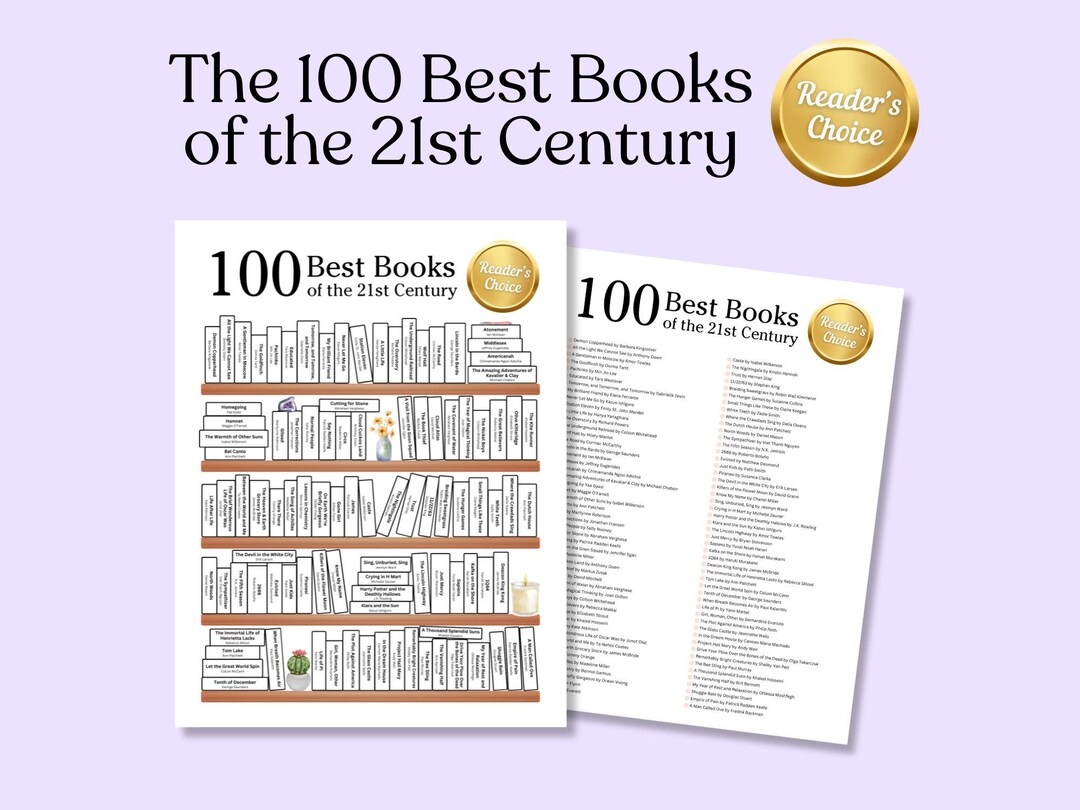 100 Best Books of the 21st Century Reader's Choice Edition, 100 Books ...