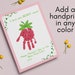 I Love You Berry Much / Handprint Art / Mother's Day Gift / Baby ...
