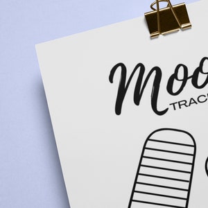 Popsicles Mood Tracker, Printable Mood Tracker, Instant Digital ...