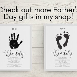 Number One Dad / Handprint Art / Father's Day Gift / Baby Toddler Craft ...