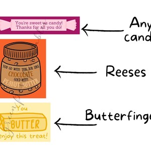 Treat Notes, 18 Treat Notes, Teacher Appreciation Gift, Teacher Gift ...