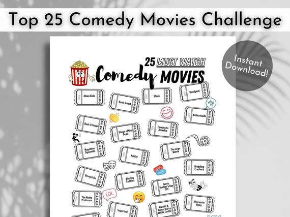 2000s Edition Top 25 Action Movies Challenge Watchlist Printable ...