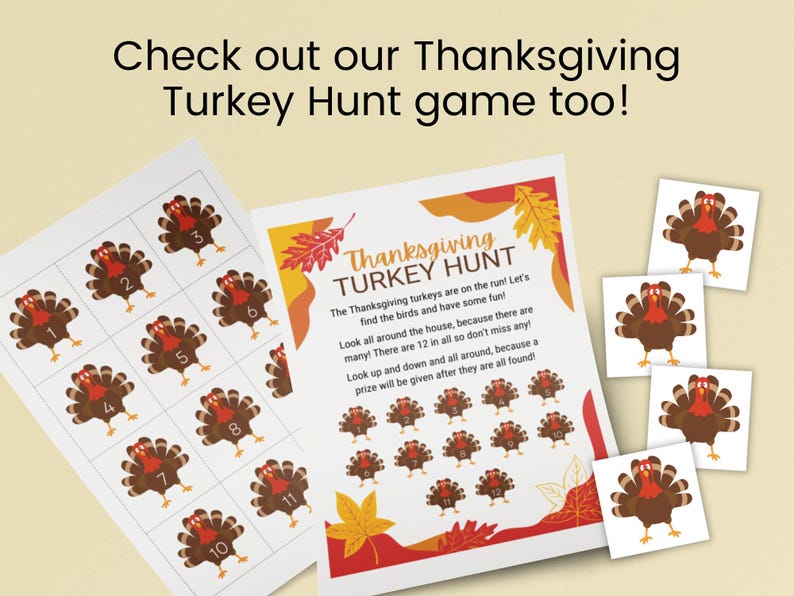Thanksgiving Turkey Craft: Kids Gratitude Activity (printable Digital ...