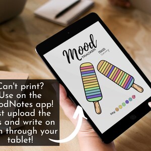 Popsicles Mood Tracker, Printable Mood Tracker, Instant Digital ...