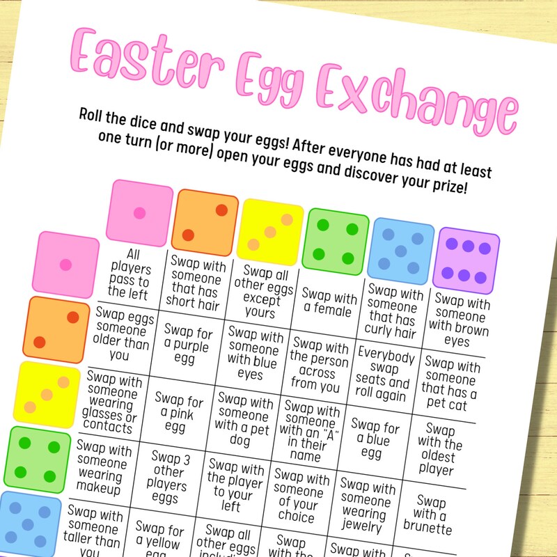 Easter Party Game - Etsy