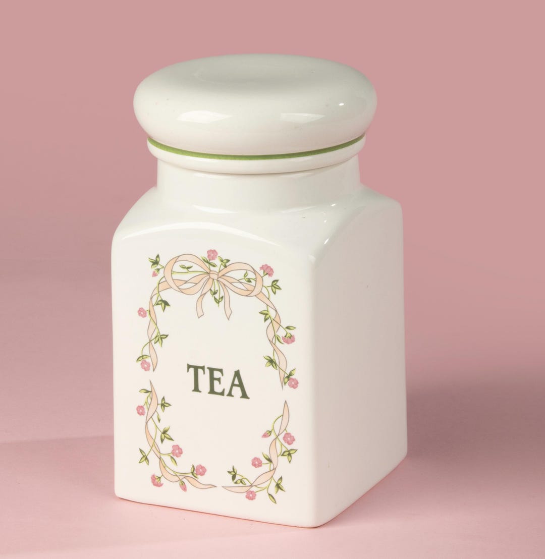 Kitchen Jar for Tea - Johnson Brothers - Eternal Beau - Etsy