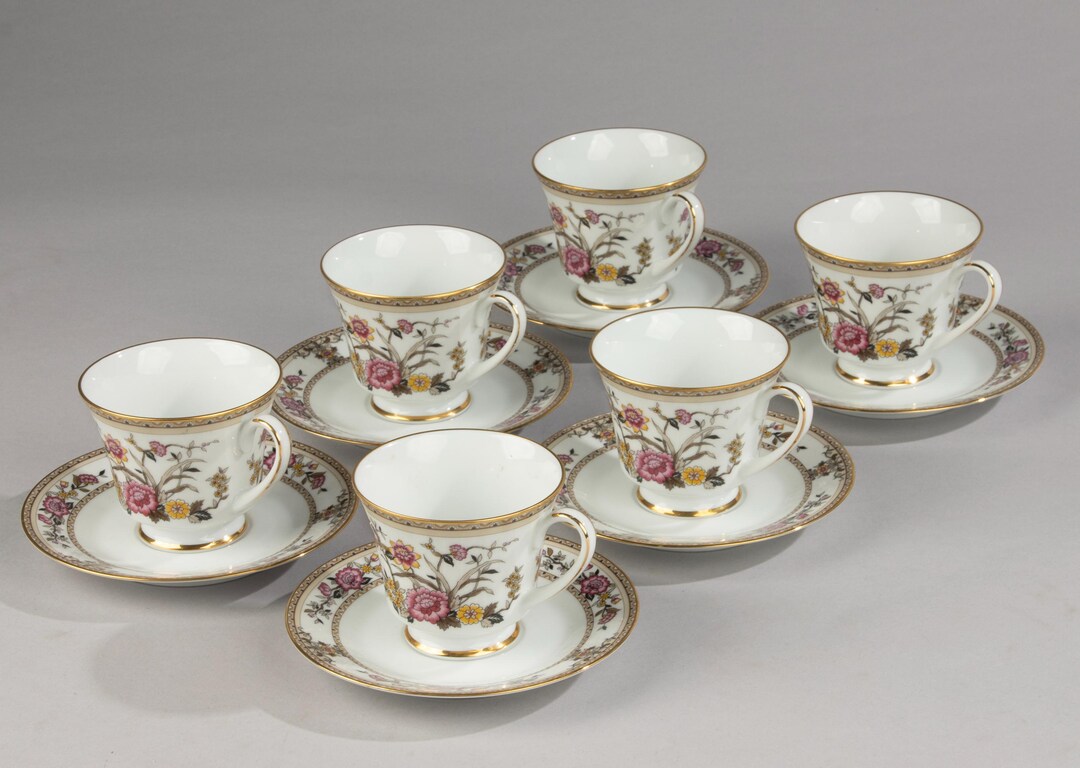 Set of 6 Tea Cups Noritake Asian Dream - Etsy