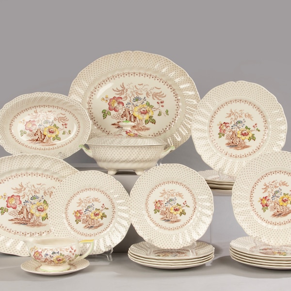Royal Ceramic Dinnerware Set - Etsy