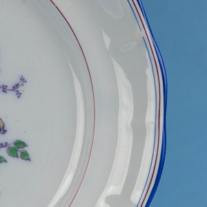Set of 6 Antique Ceramic Breakfast Plates - Etsy