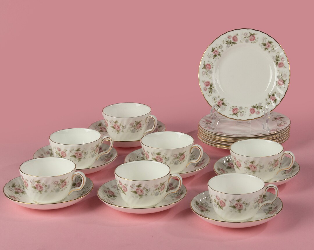 Set of 7 Tea Trios - Minton - Spring Bouquet - Etsy