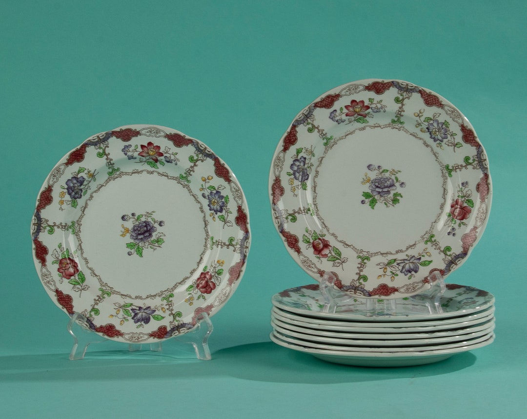 Set of 9 Breakfast Plates - Copeland Spode - Etsy