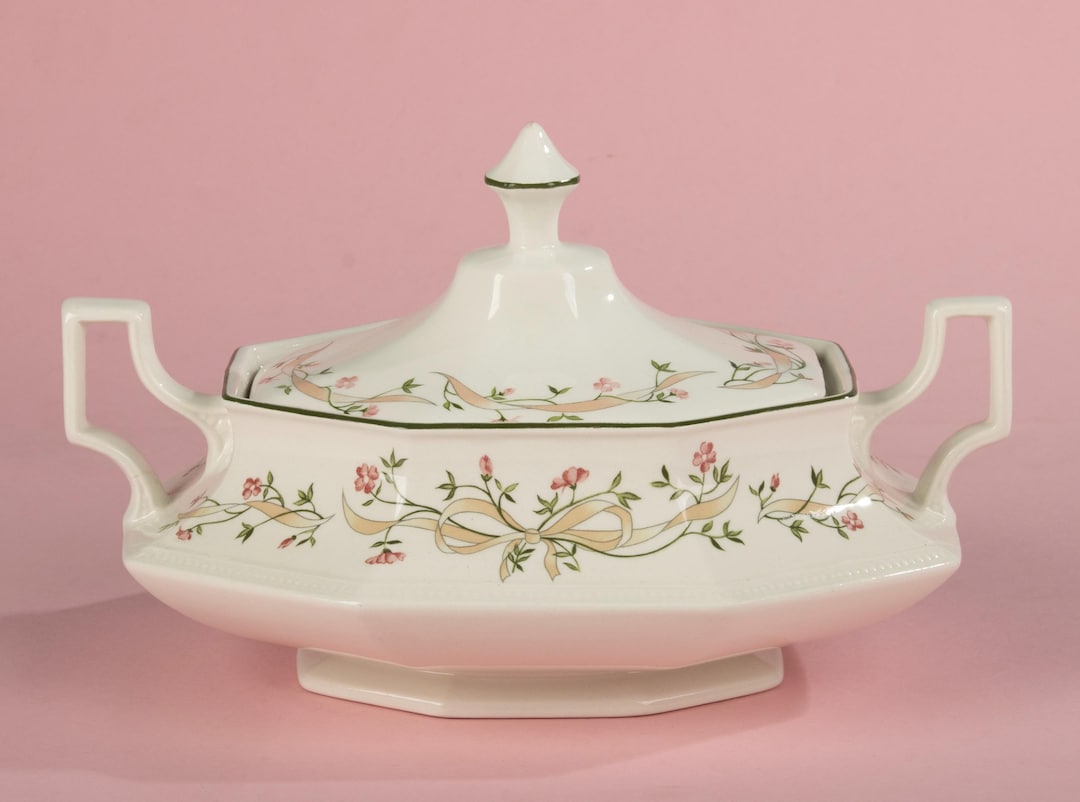 Lidded Dish - Johnson Brothers - Eternal Beau - Etsy