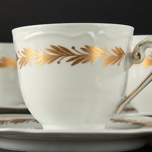 Set of 9 Coffee Cups and Saucers - George Boyer Limoges - Etsy