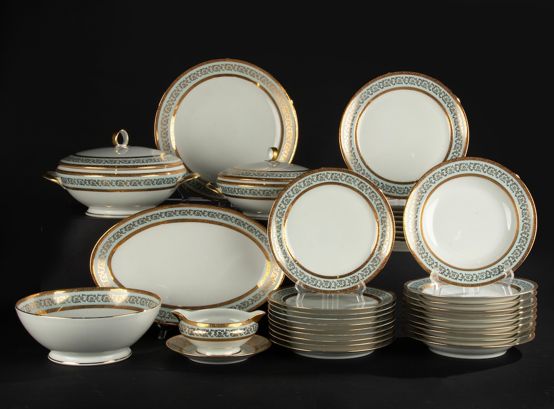35-piece Set Dinnerware Limoges - Etsy
