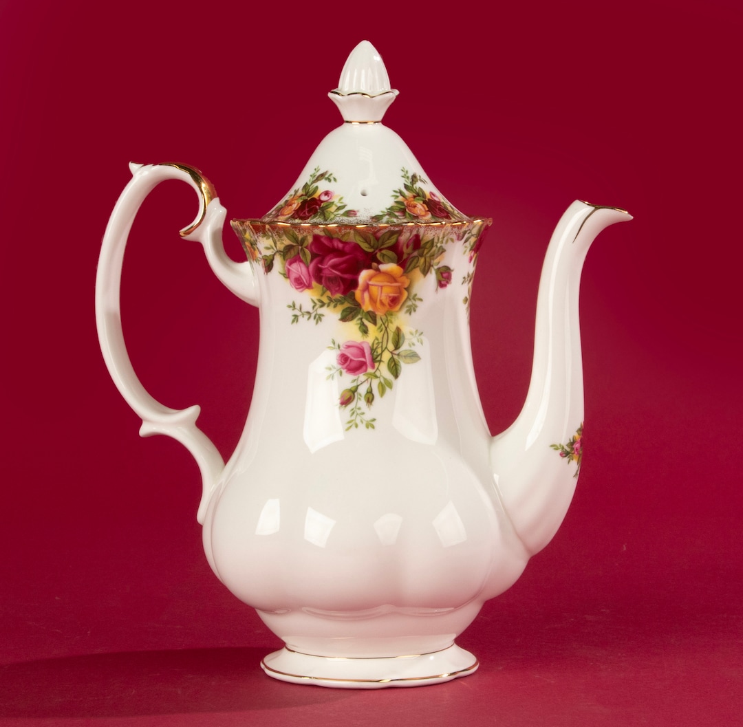Coffee Pot - Royal Albert - Old Country Roses - Etsy