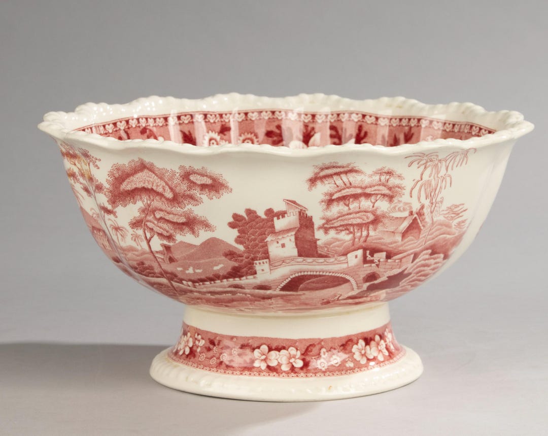 XL Serving Dish - Copeland - Spode Tower - Etsy