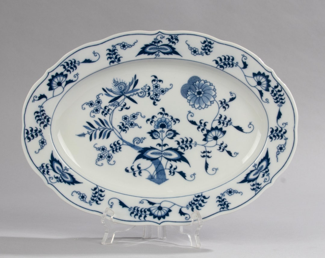 Serving Plate - Blue Danube - Zwiebelmuster - Etsy