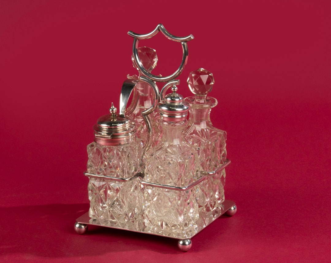 Silver Plated Cruet Set - EPNS - Etsy
