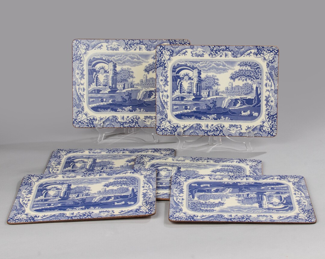 Set of 6 Placemats - Spode - Italian - Etsy