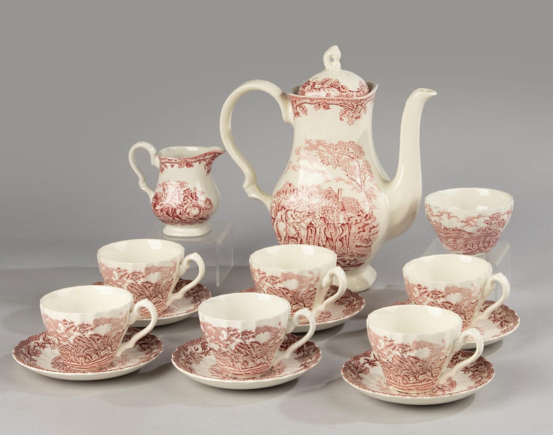 9-piece Coffee Set - Myott - Country Life - Etsy