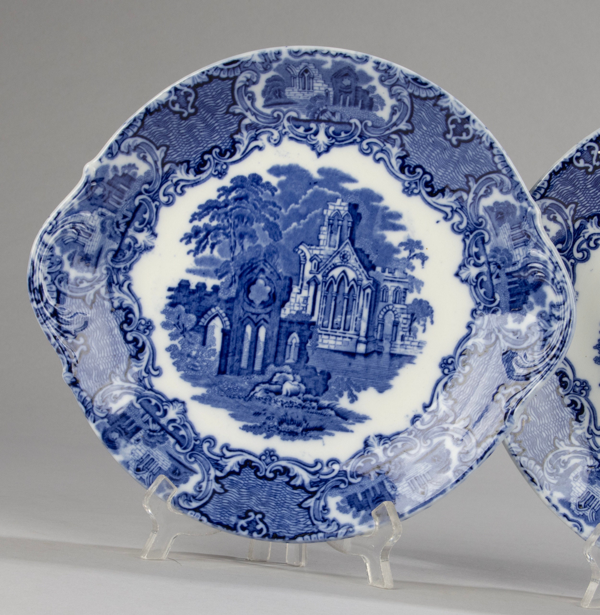 Set of 2 Serving Plates - George Jones - Abbey - Etsy