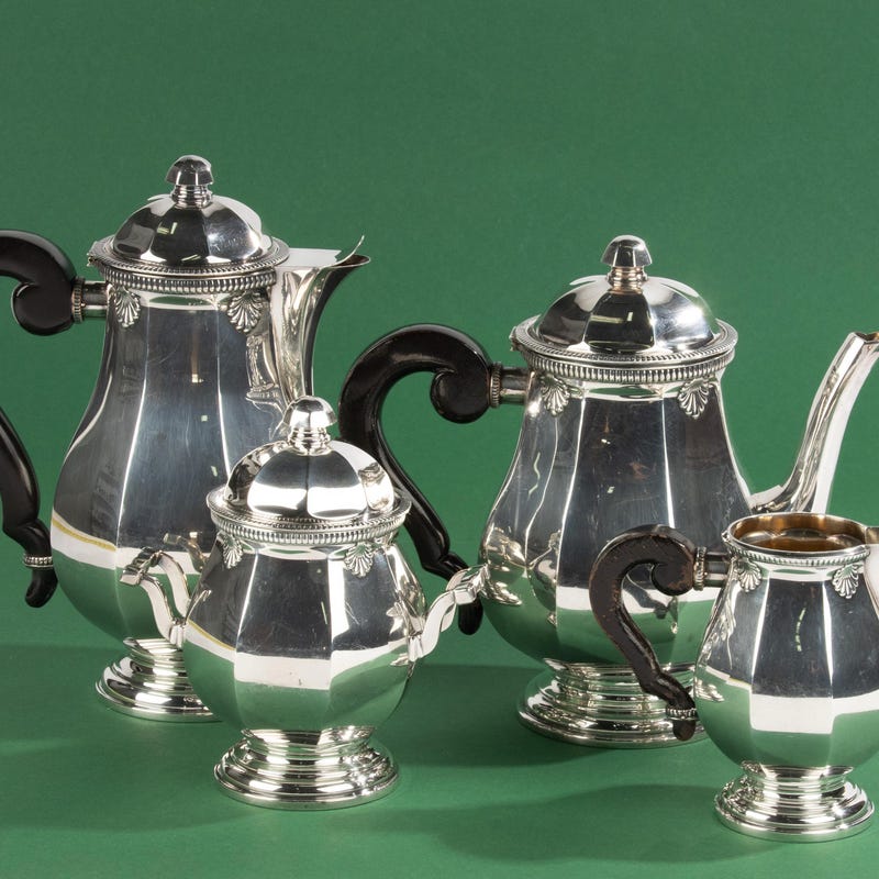 Silver Tea Set - Etsy