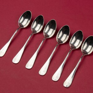 Set of 6 Silver Plated Tea Spoons - Etsy
