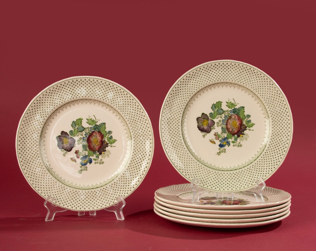Set of 7 Plates - Masons - Paynsley - Etsy