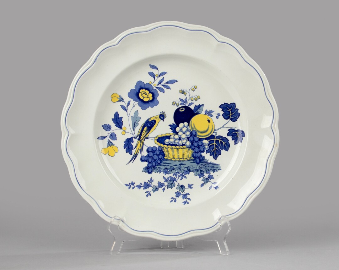 Serving Plate - Spode - Blue Bird - Etsy