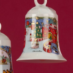 Set of 13 Vintage Porcelain Christmas Bells Hutschenreuther - Etsy