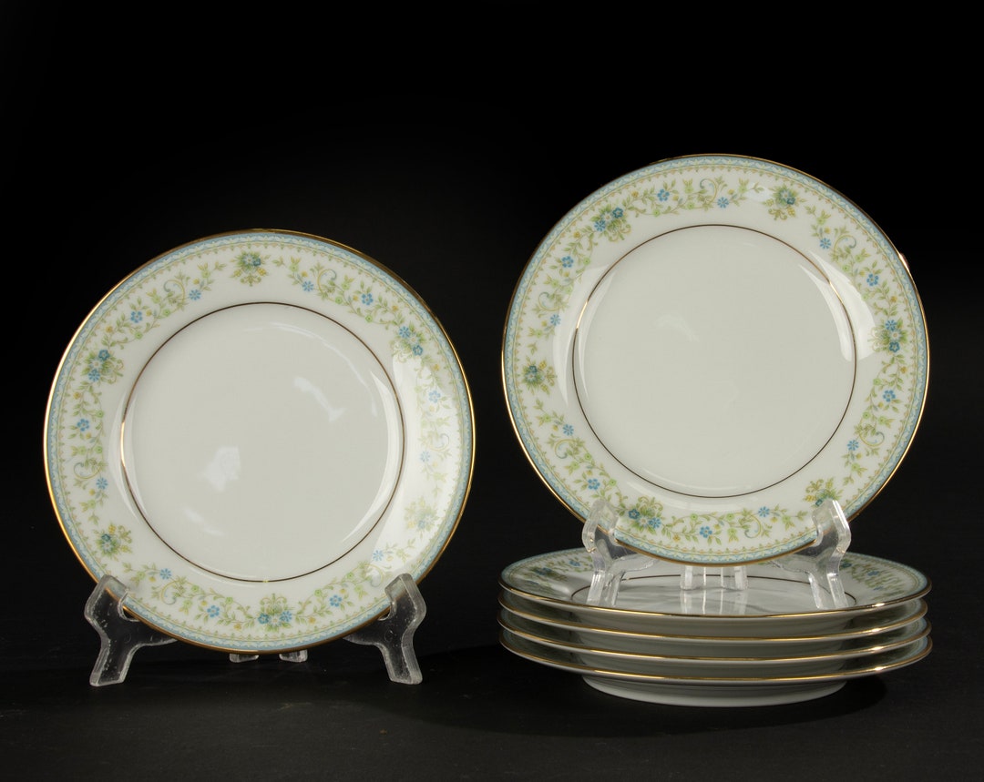 Set of 6 Cake Plates - Noritake - Spring Meadow - Etsy