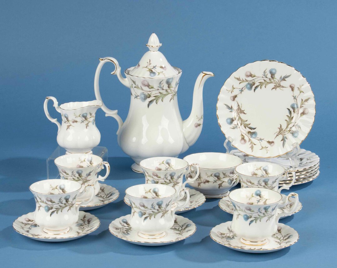 15-piece Coffee and Cake Set - Royal Albert - Brigadoon - Etsy