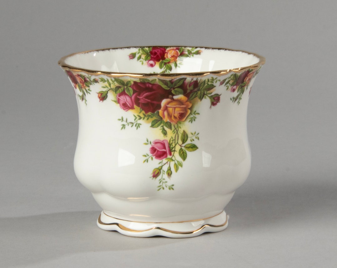 Plant Pot - Royal Albert - Old Country Roses - Etsy