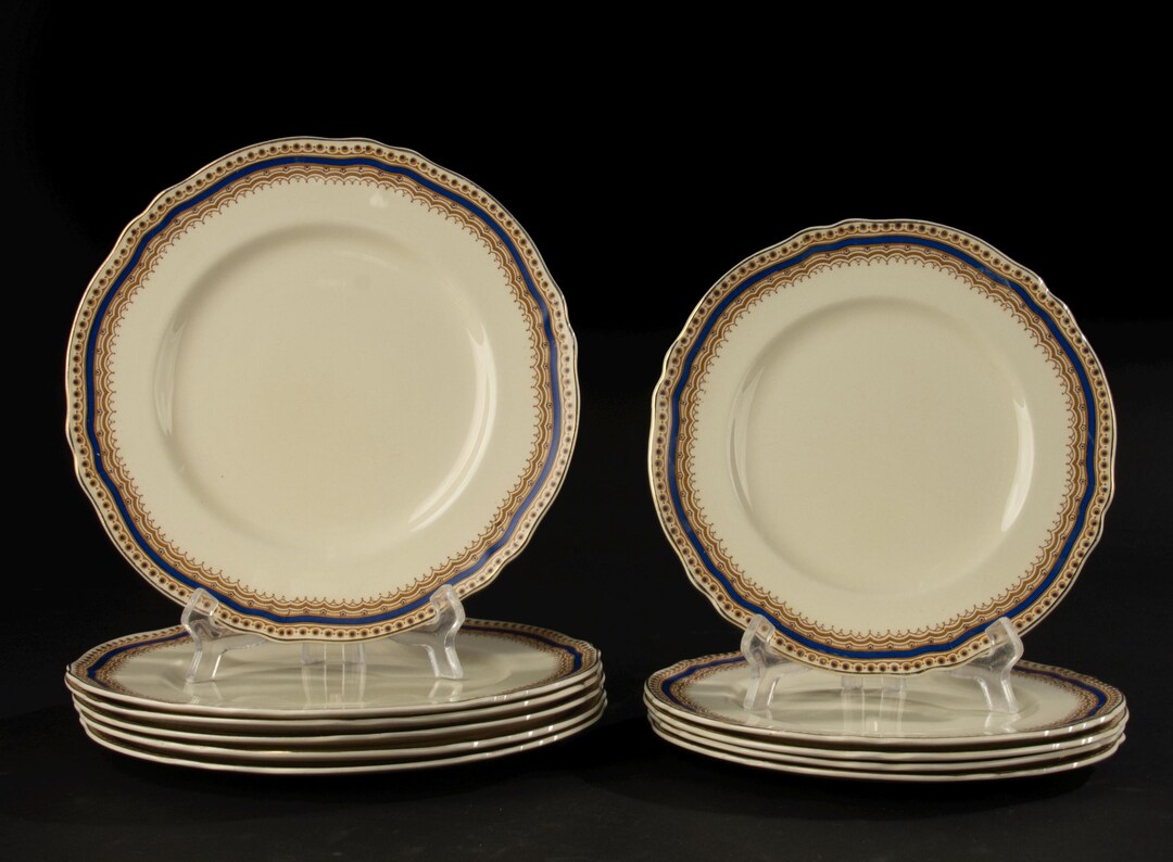 Set of 11 Plates - Grindley - Creampetal - Etsy