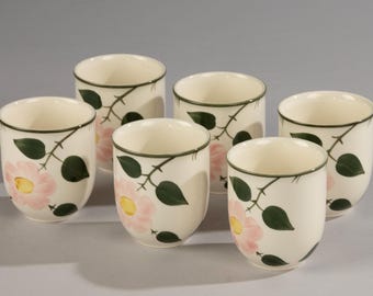 Set of 6 Cups and Saucers - Villeroy & Boch - Wild Rose - Etsy