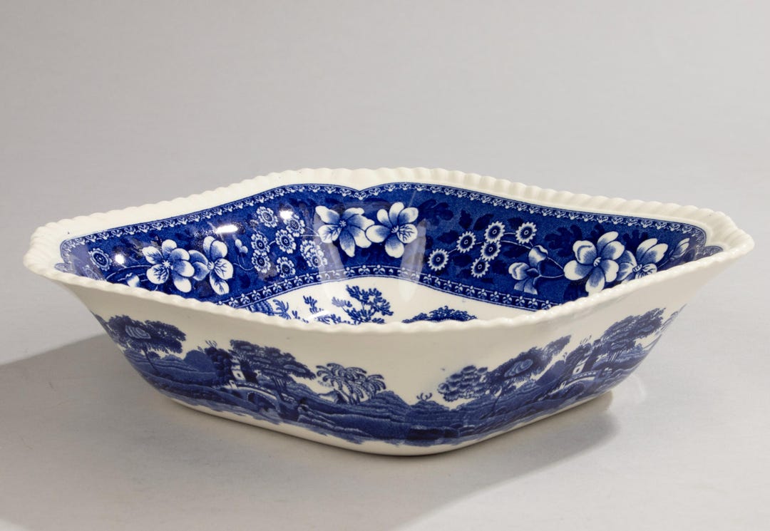 Serving Dish - Copeland - Spode Tower - Etsy