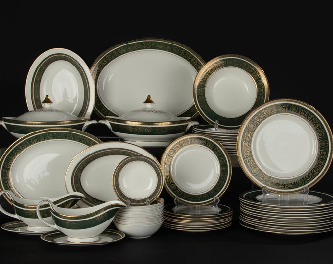 50-piece Set Dinnerware - Royal Doulton - Vanborough - Etsy