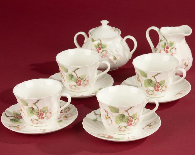 6-piece Tea Set - Wedgwood - Apple Blossom - Etsy