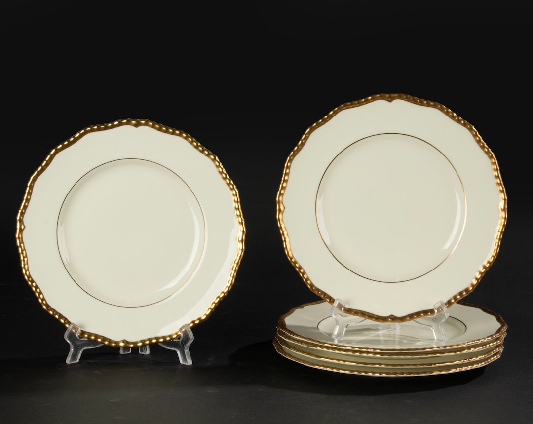 Set of 6 Porcelain Plates Royal Doulton Chantilly Ø23 Cm - Etsy