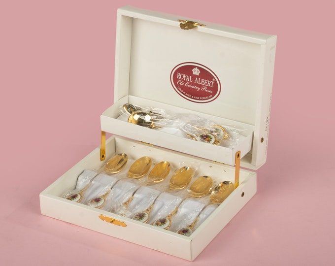 Teaspoon Set - Royal Albert - Old Country Roses - Etsy